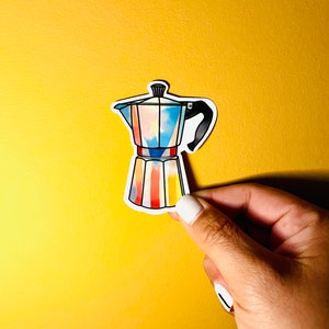 Puerto Rico Greca Sticker Coffee Lovers Sticker - Etsy