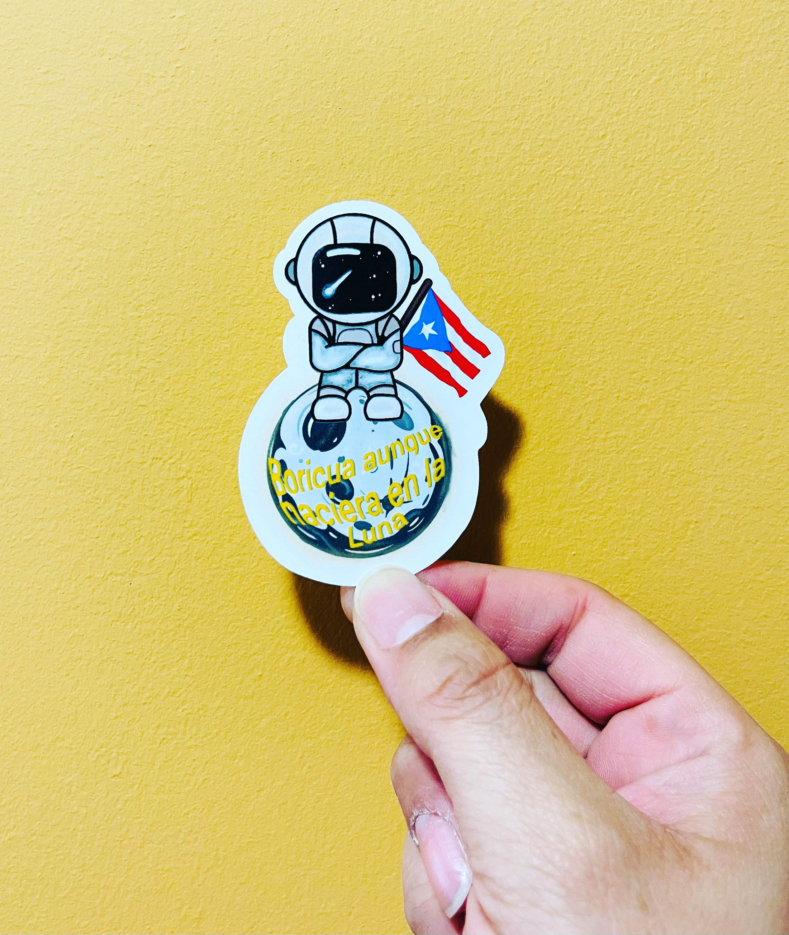 Waterproof Stickers Puerto Rico Sticker Boricua En La Luna - Etsy