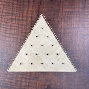 Triangle Solitaire Template - Etsy