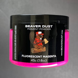 Fluorescent Magenta Mica Powder - Beaver Dust Pigments - Etsy