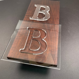 Letter Router Templates (clear Acrylic) - Etsy
