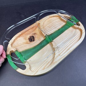 Oval 2 Section Valet Tray Router Template (clear Acrylic) - Etsy