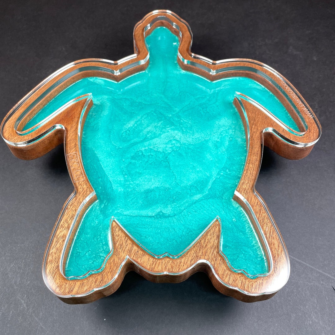 Sea Turtle Serving Tray Router Template (clear Acrylic) - Etsy
