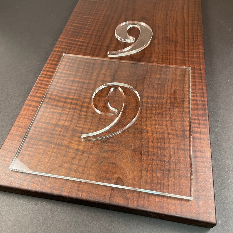Number Templates clear Acrylic | Etsy