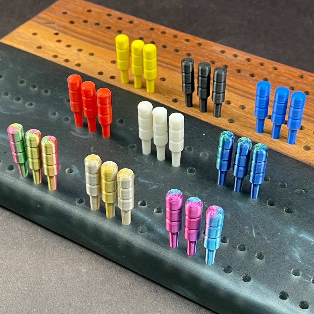 3D Printed Cribbage Pegs (for 1/8" Holes) - Etsy