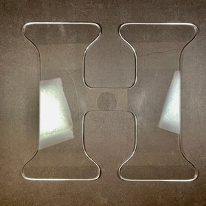 Jumbo Letter Router Templates clear Acrylic - Etsy