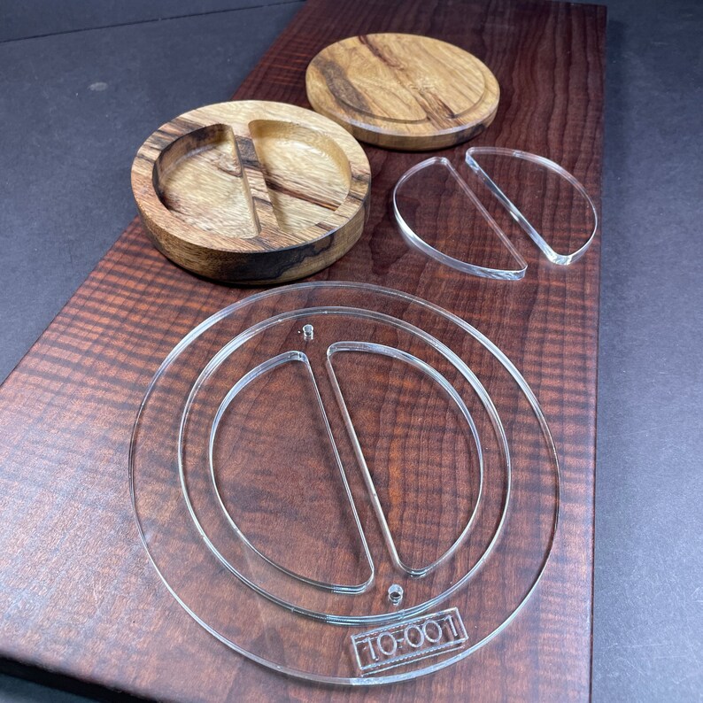 Oval Salt Cellar Router Templates clear Acrylic - Etsy