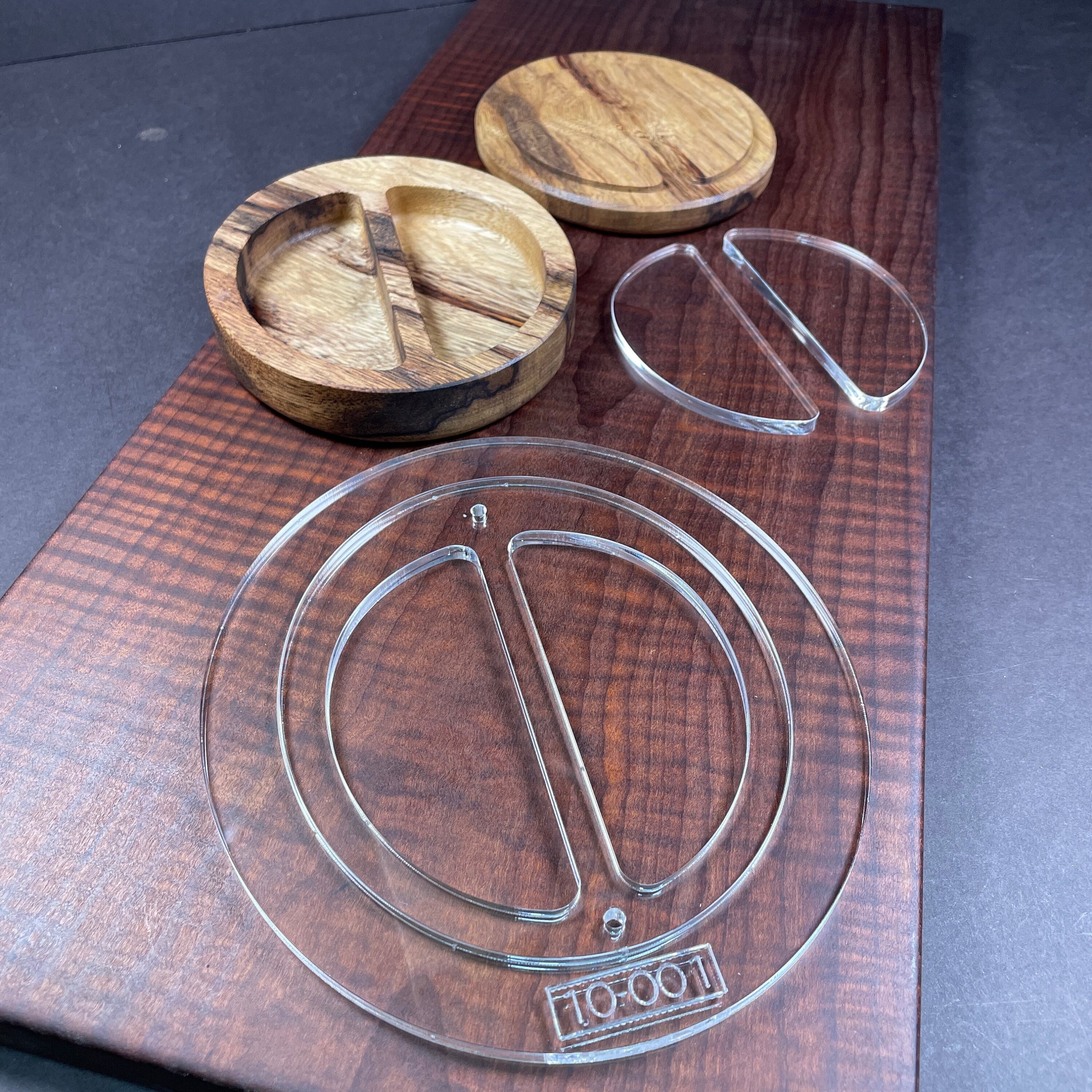 Oval Salt Cellar Router Templates clear Acrylic - Etsy