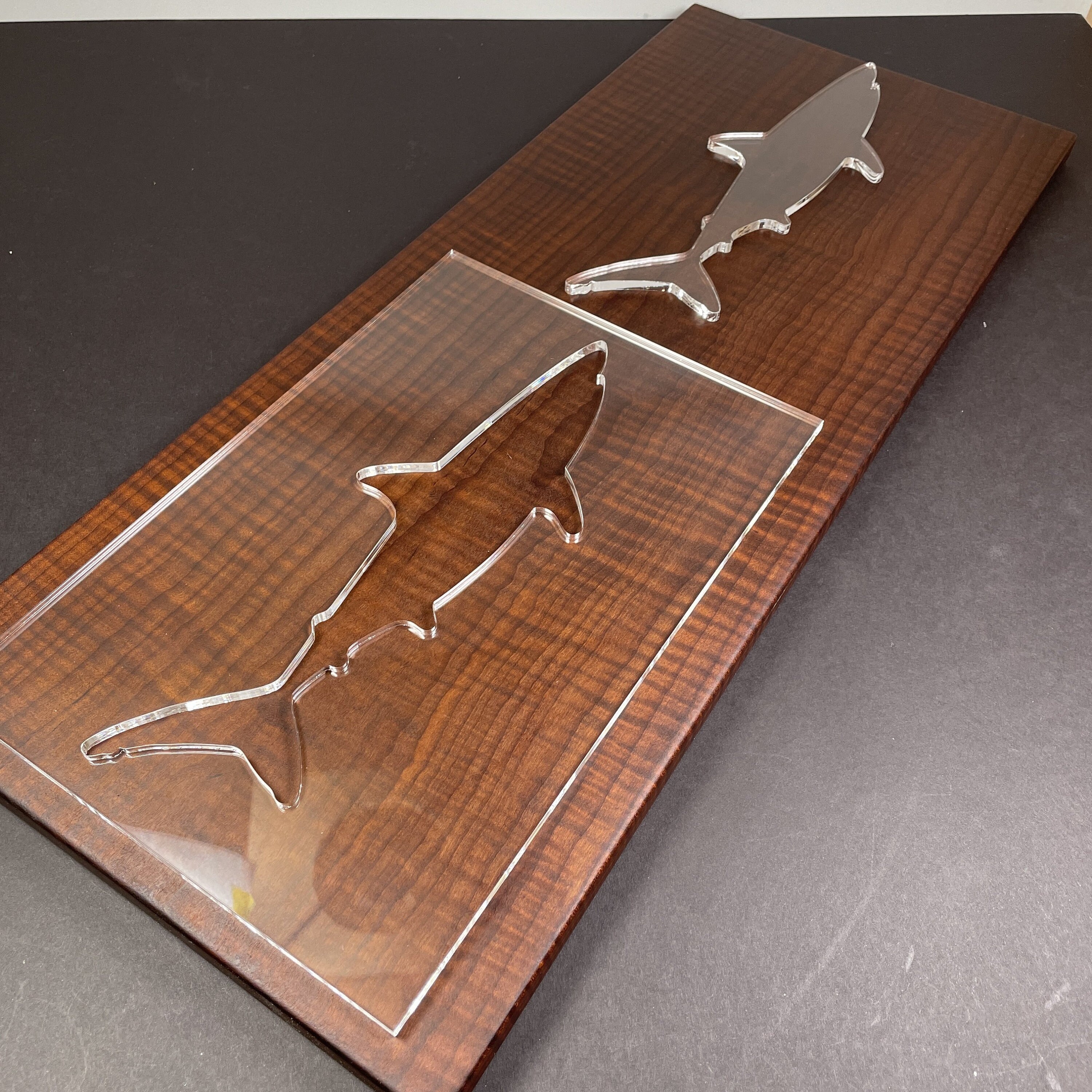 Shark Router Template (clear Acrylic) - Etsy