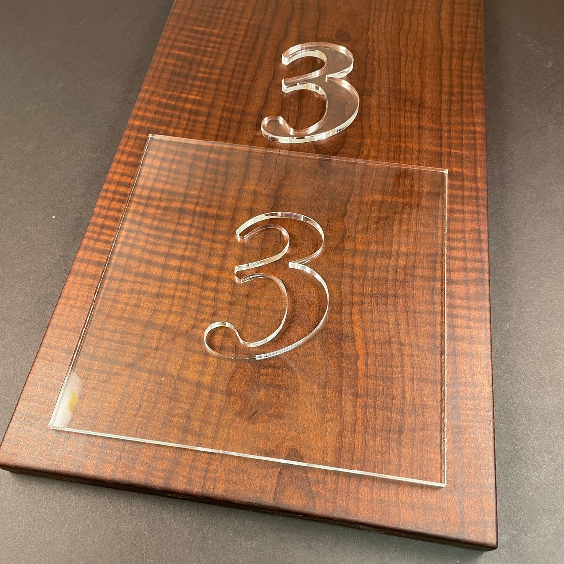 Number Templates clear Acrylic | Etsy