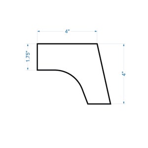 Mid Century Modern Table Leg Router Templates (clear Acrylic) - Etsy