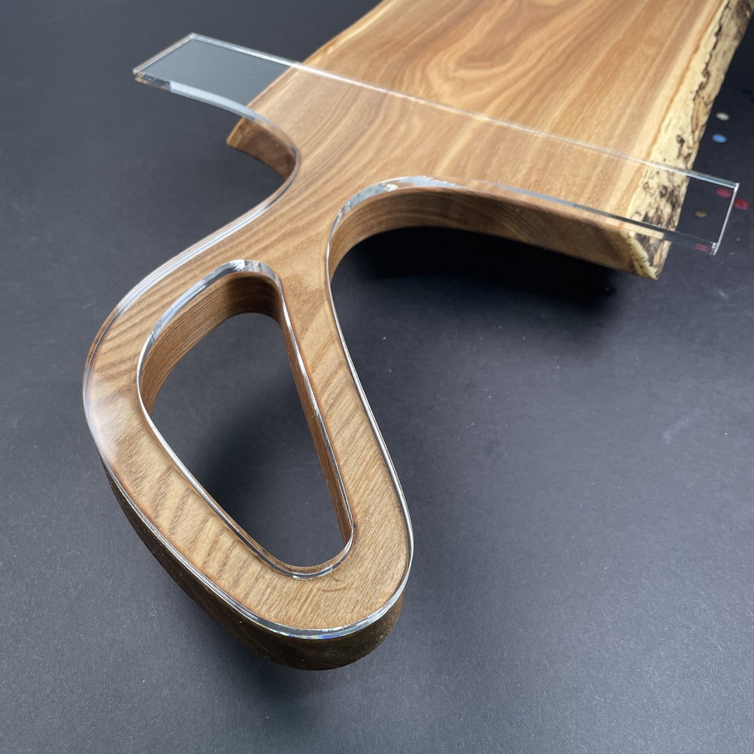 Oblong Charcuterie Board Handle Router Template (clear Acrylic) - Etsy