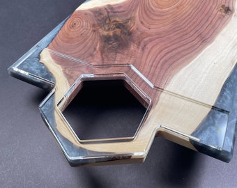 Modern Oval Charcuterie Board Handle Router Template clear - Etsy