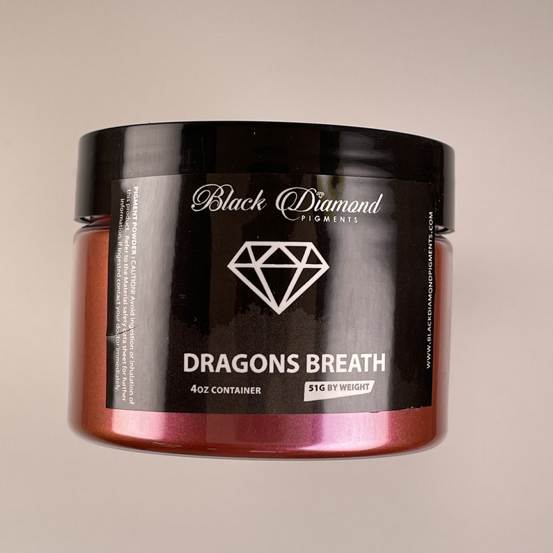 Dragons Breath Black Diamond Metallic Pigment - Etsy