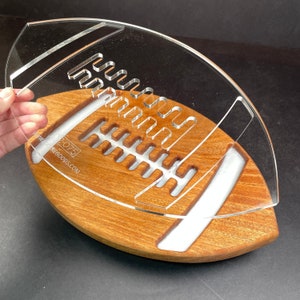 Football Serving Board Router Template (clear Acrylic) - Etsy