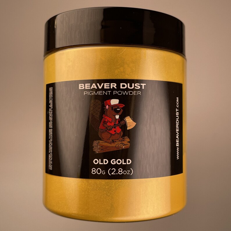 Old Gold Mica Powder - Beaver Dust Pigments - Etsy