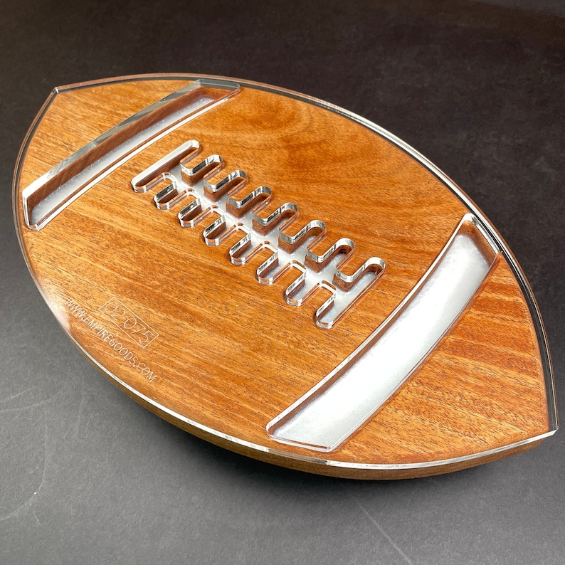 Football Serving Board Router Template (clear Acrylic) - Etsy