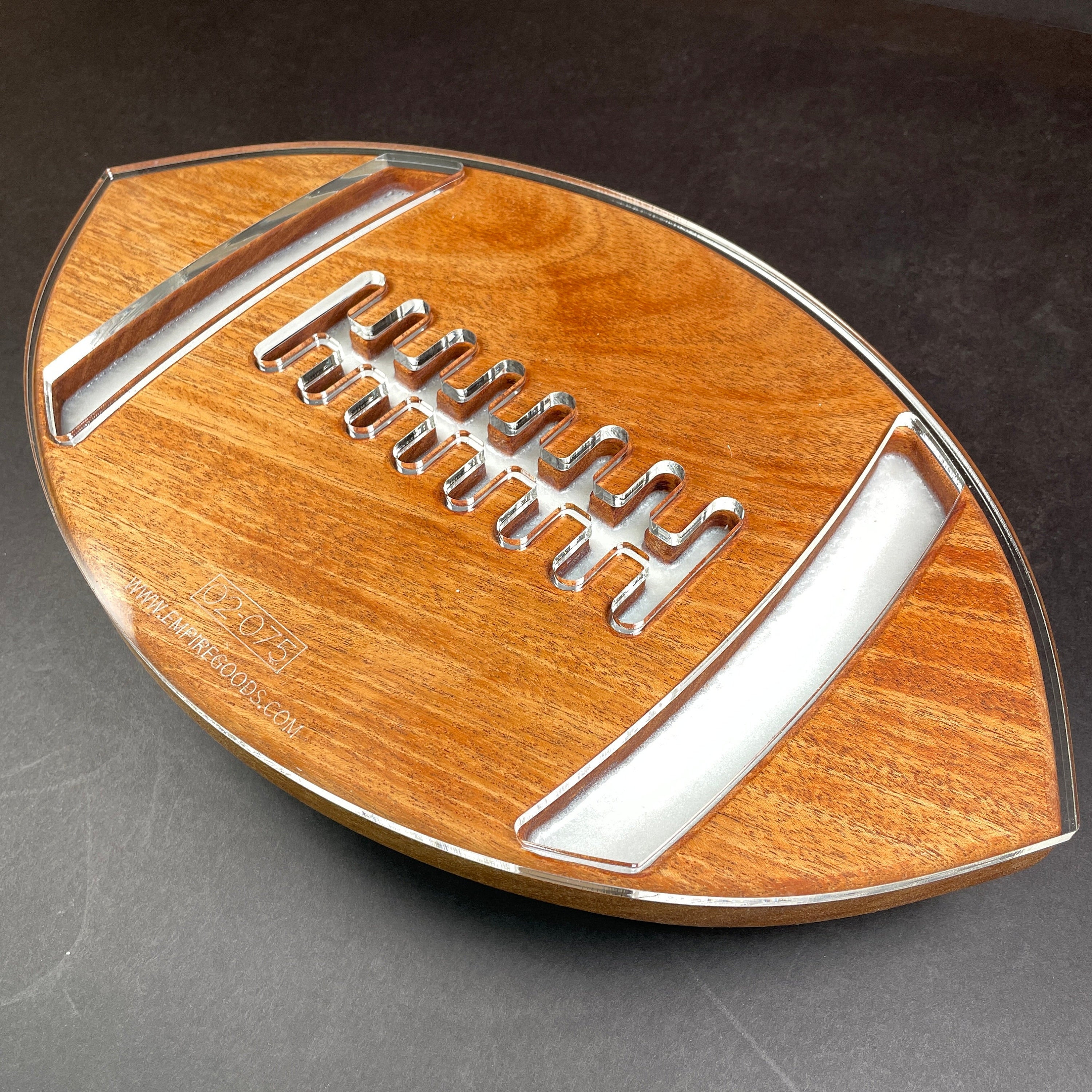 Football Serving Board Router Template (clear Acrylic) - Etsy