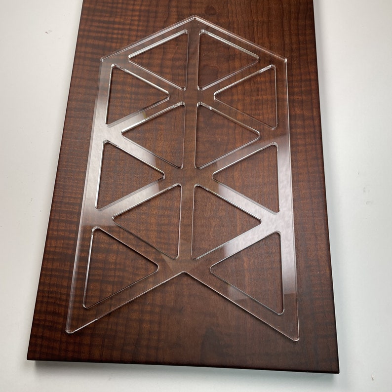 Triangle Router Template clear Acrylic - Etsy
