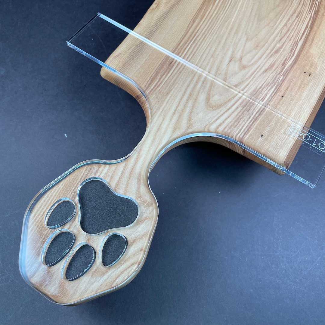 Dog Paw Charcuterie Board Handle Router Template (clear Acrylic) - Etsy