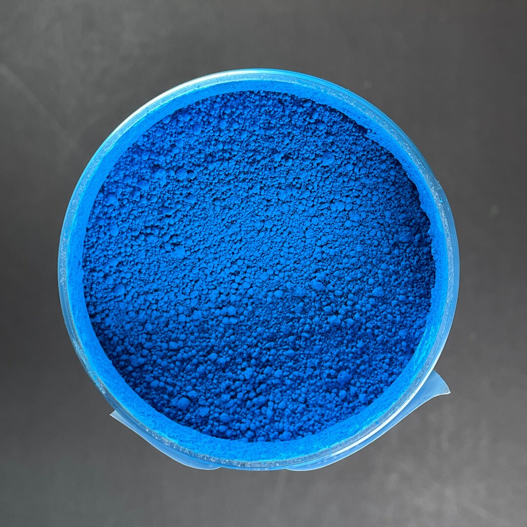 Fluorescent Blue Mica Powder - Beaver Dust Pigments - Etsy