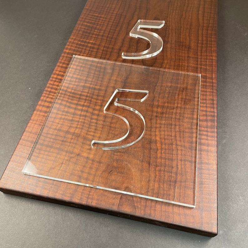 Number Templates clear Acrylic | Etsy