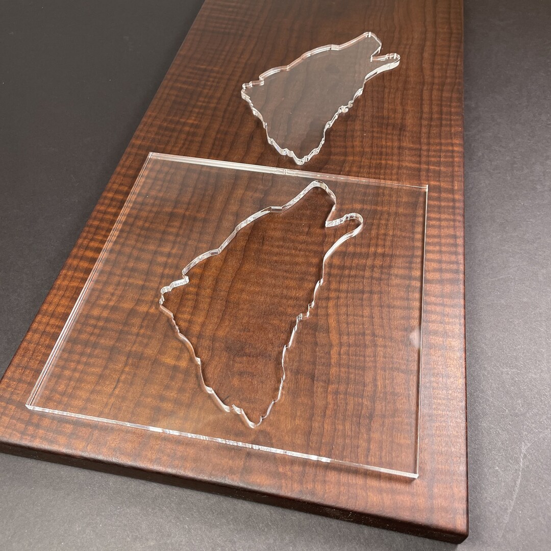 Howling Wolf Head Router Template (clear Acrylic) - Etsy