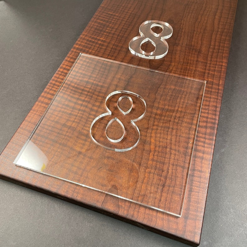 Number Templates clear Acrylic | Etsy