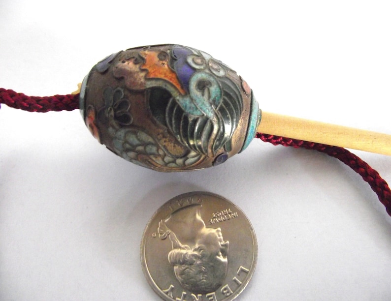 Antique Rare Japanese Meiji Ojime Dragon Cloisonné Bead - Etsy