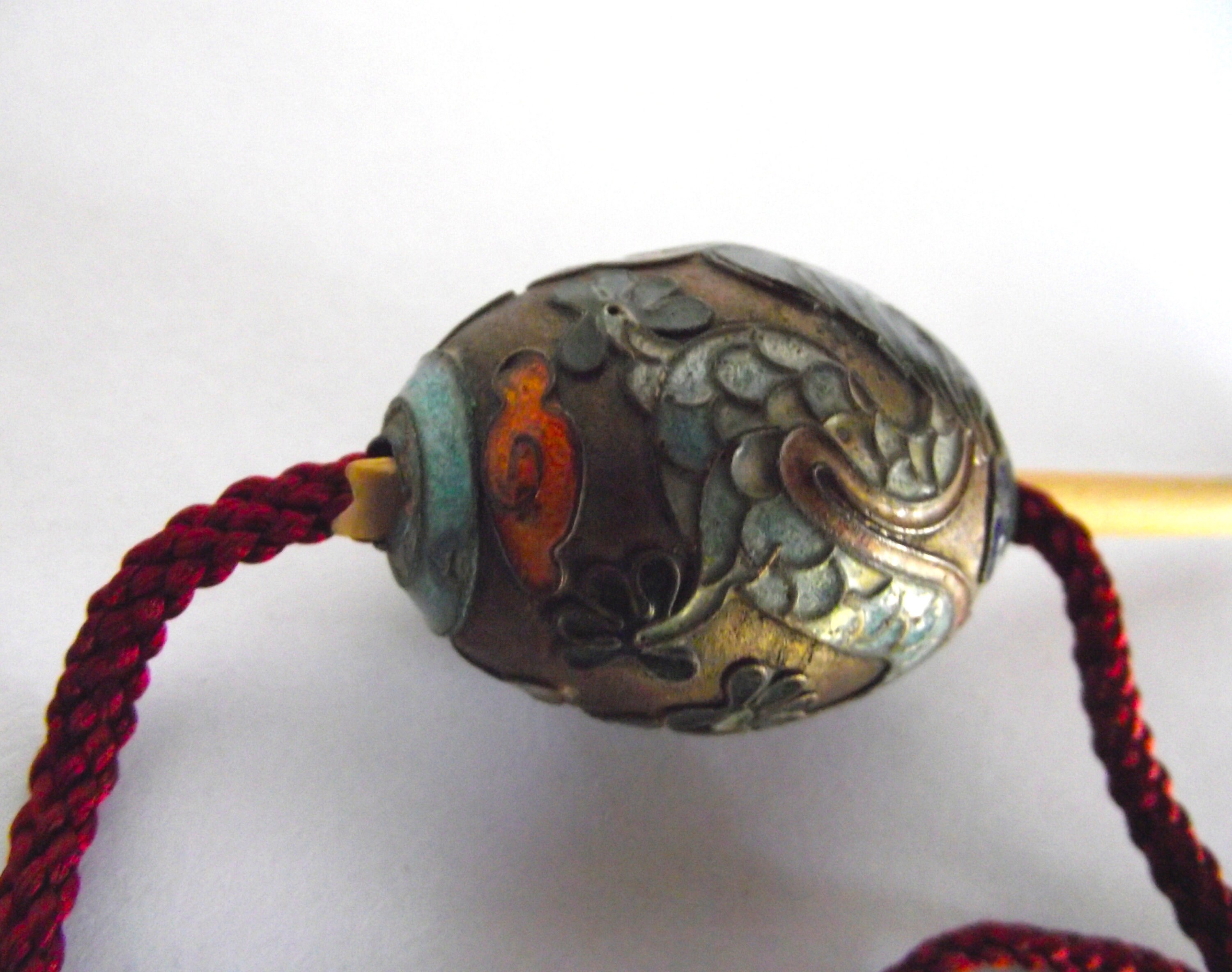 Antique Rare Japanese Meiji Ojime Dragon Cloisonné Bead - Etsy