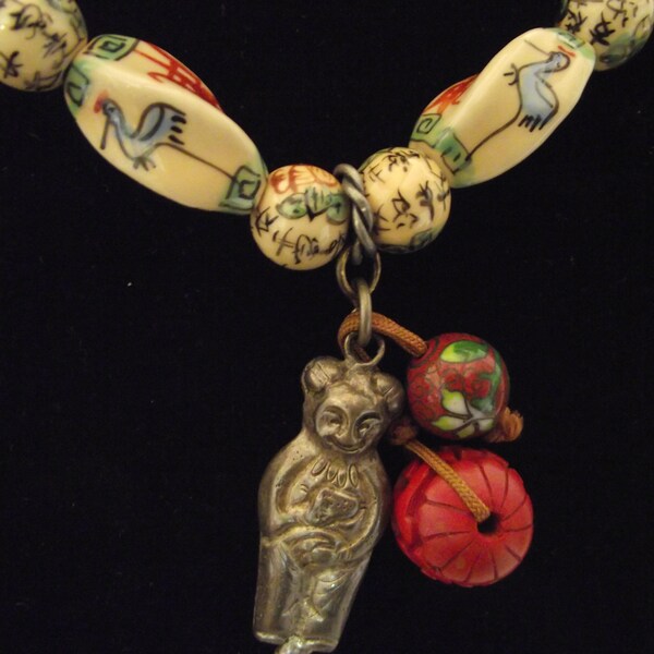 Antique Chinese Silver Necklace - Etsy