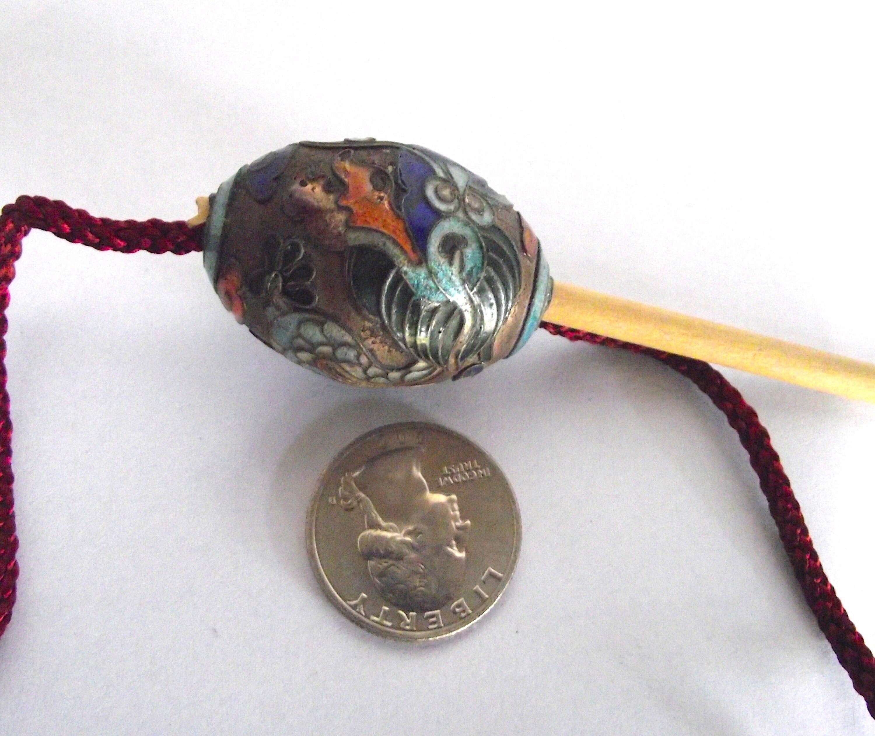 Antique Rare Japanese Meiji Ojime Dragon Cloisonné Bead - Etsy
