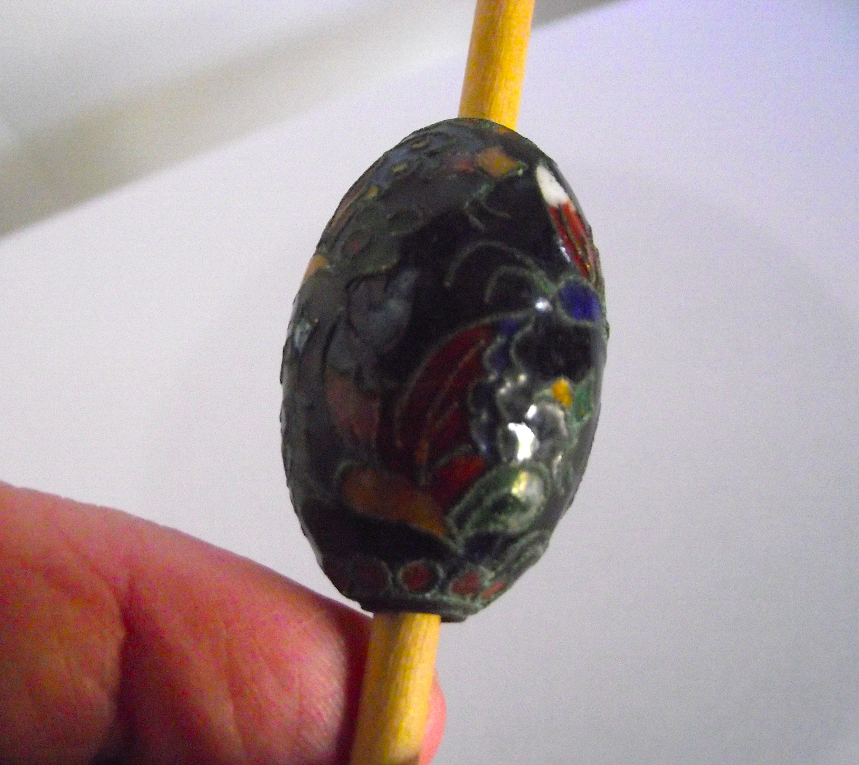Antique Japanese Meiji Ojime Butterfly Cloisonné Bead - Etsy