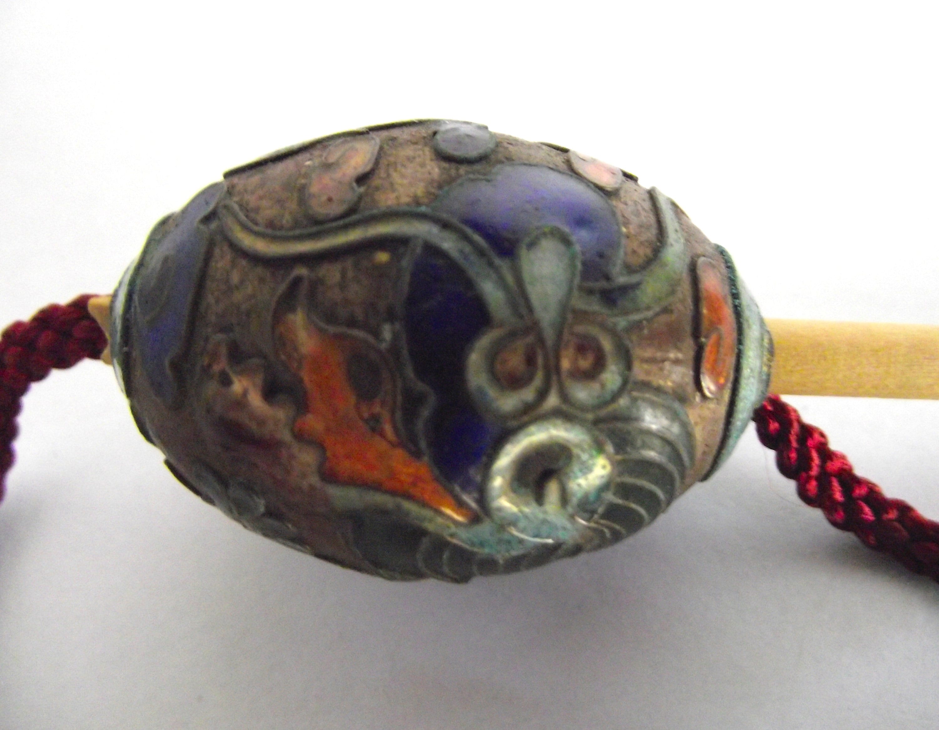 Antique Rare Japanese Meiji Ojime Dragon Cloisonné Bead - Etsy