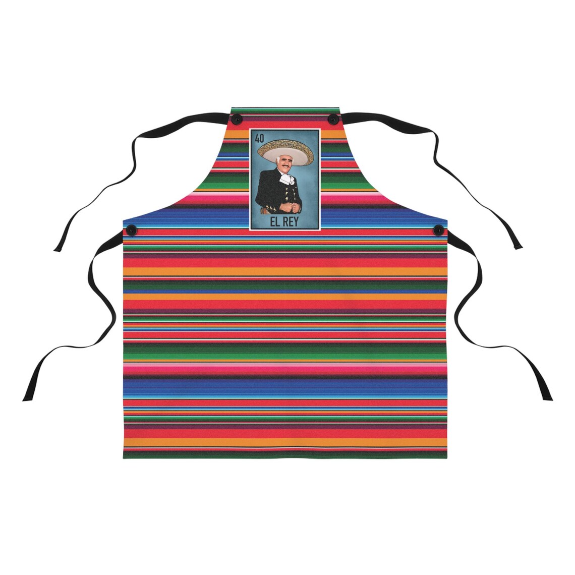 Mexican Apron, El Rey Delantal Serape Mandil for Him, Gift for Mexican ...