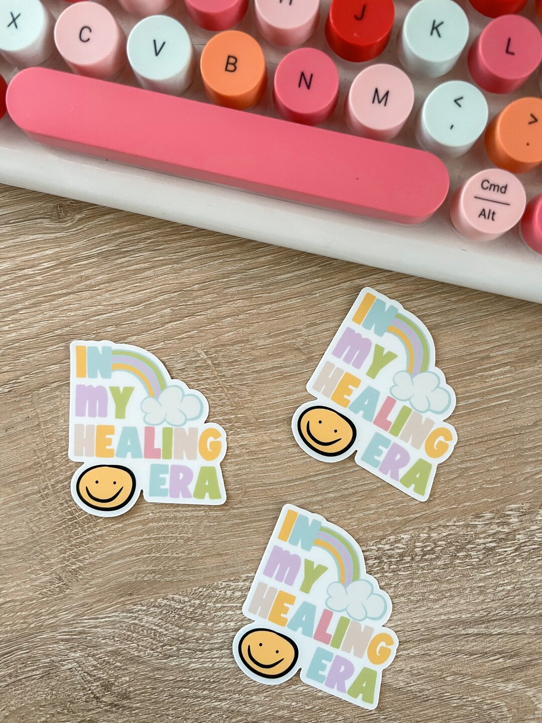 In My Healing Era Sticker Mental Health Awareness Therapist Gift Idea ...