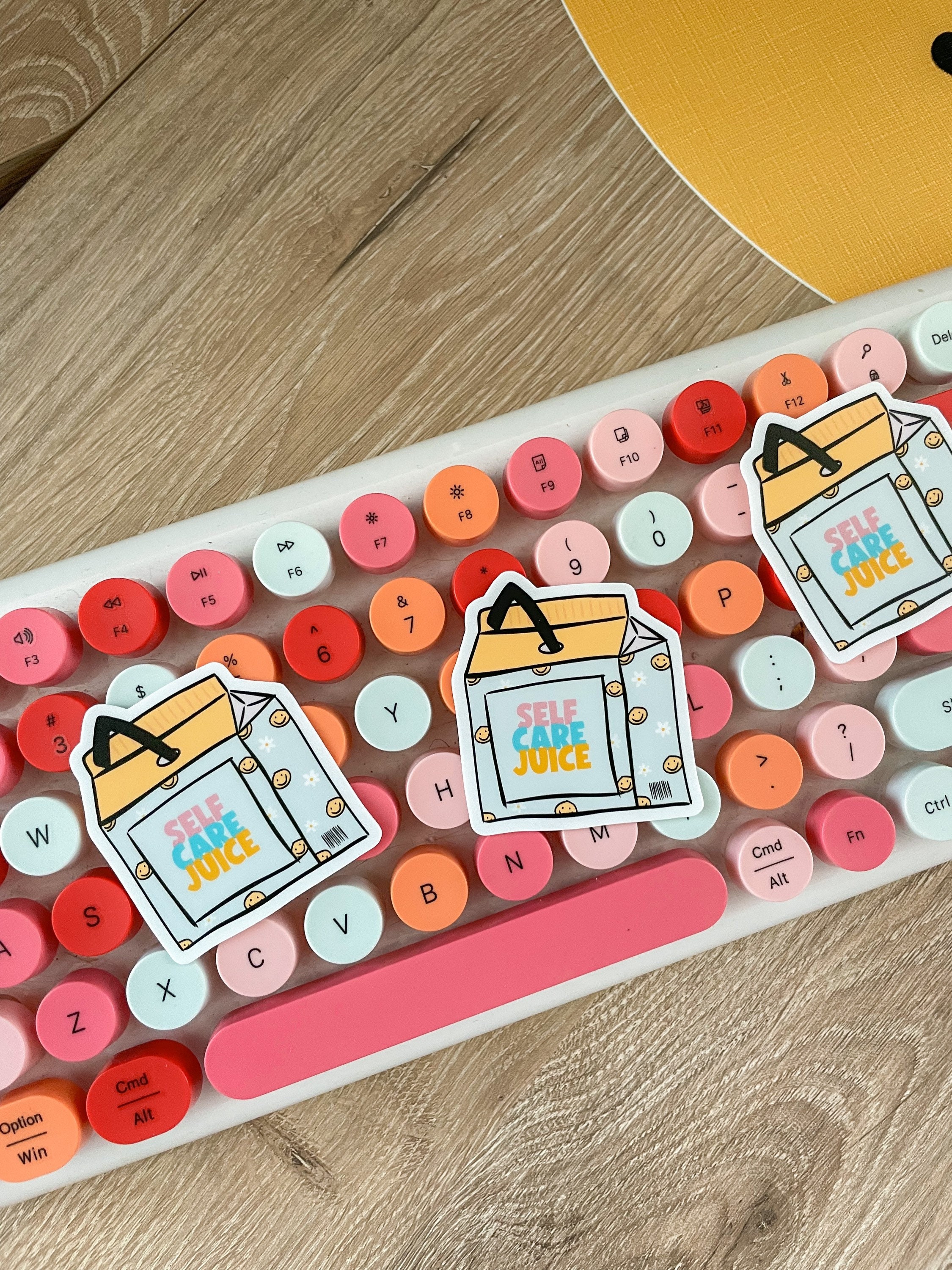 Self Care Juice Box Sticker Mental Health Awareness NEDA Therapist ...