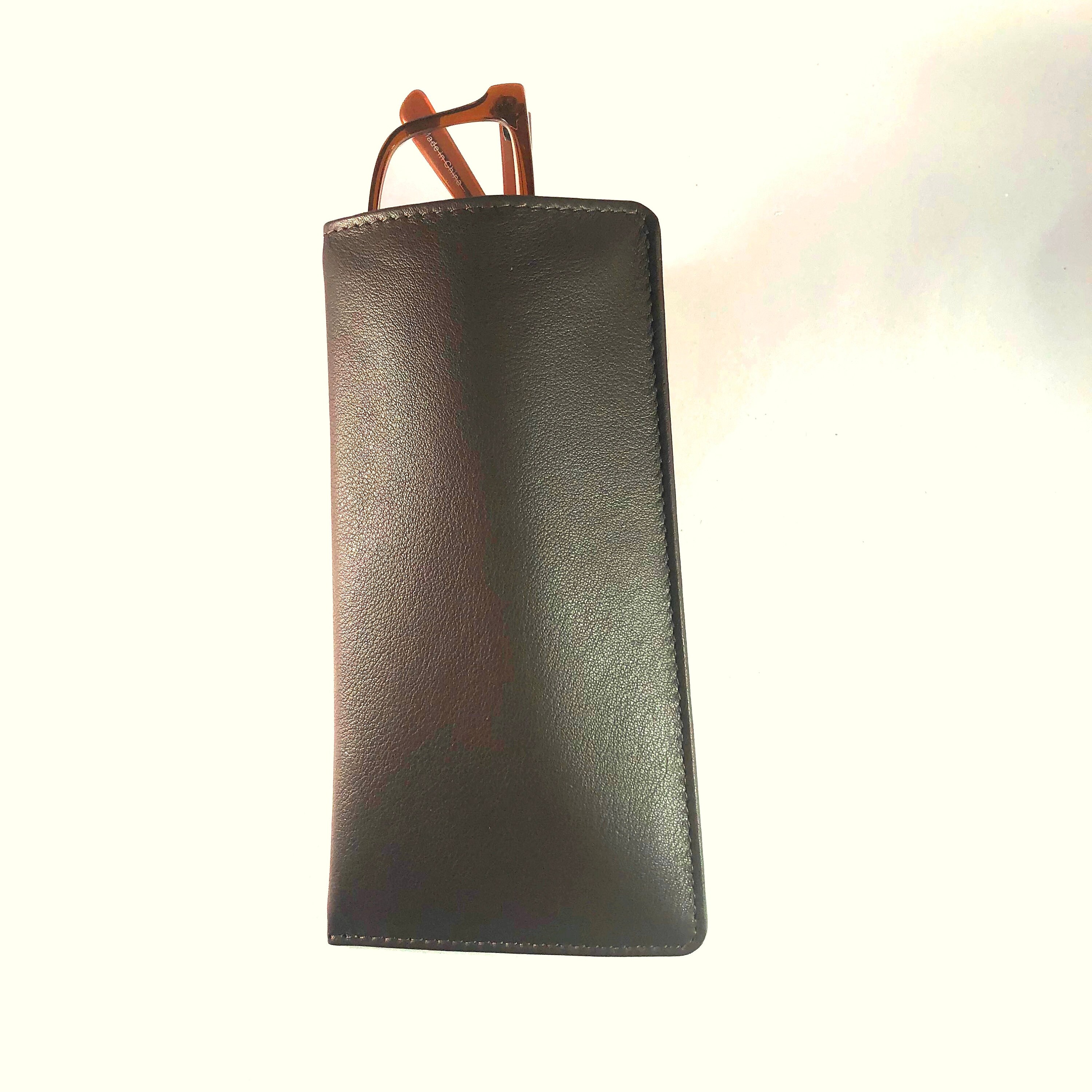 Premium Nappa Leather Eyeglass Slip Case - Etsy