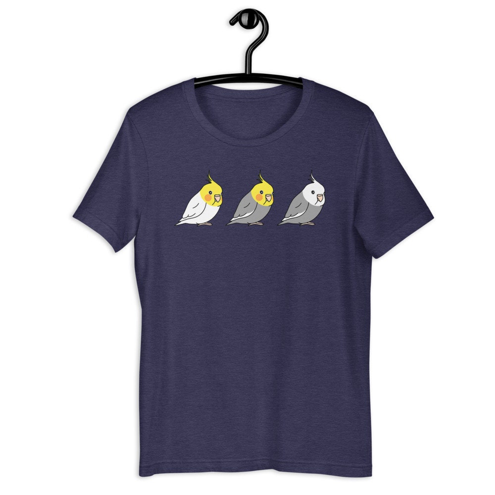 Chubby Cockatiels T-shirt, Cute Cockatiel Lady Apparel, Birb Clothes ...