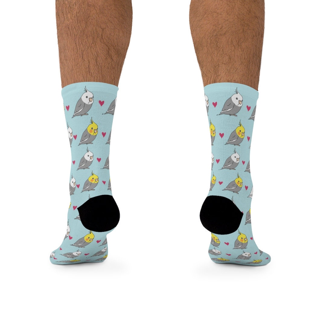 Chubby Cockatiel Pattern DTG Socks Funny Cockatiel Clothes - Etsy