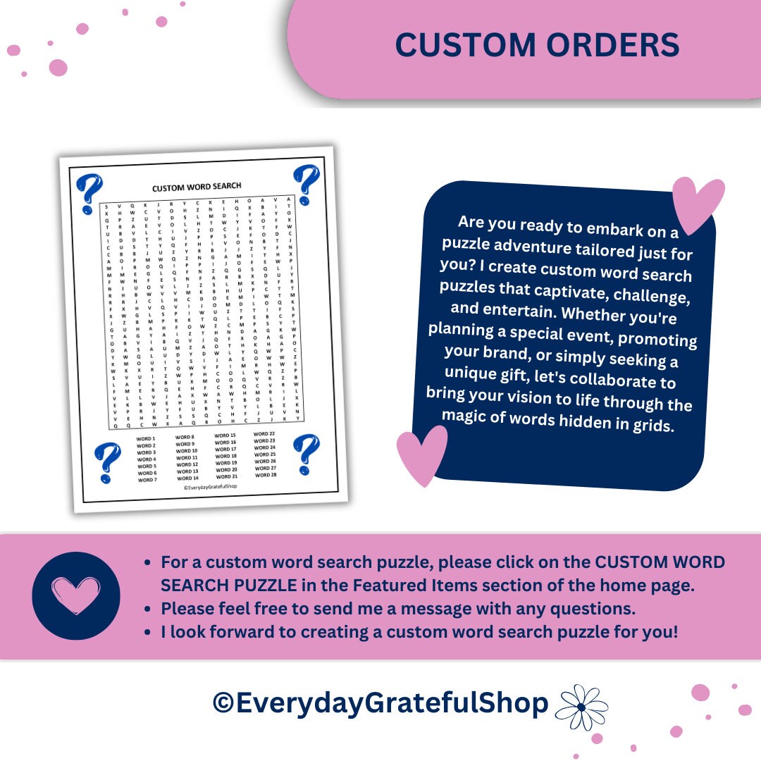 Wholehearted Word Search Puzzle for Personal Growth - Positive ...