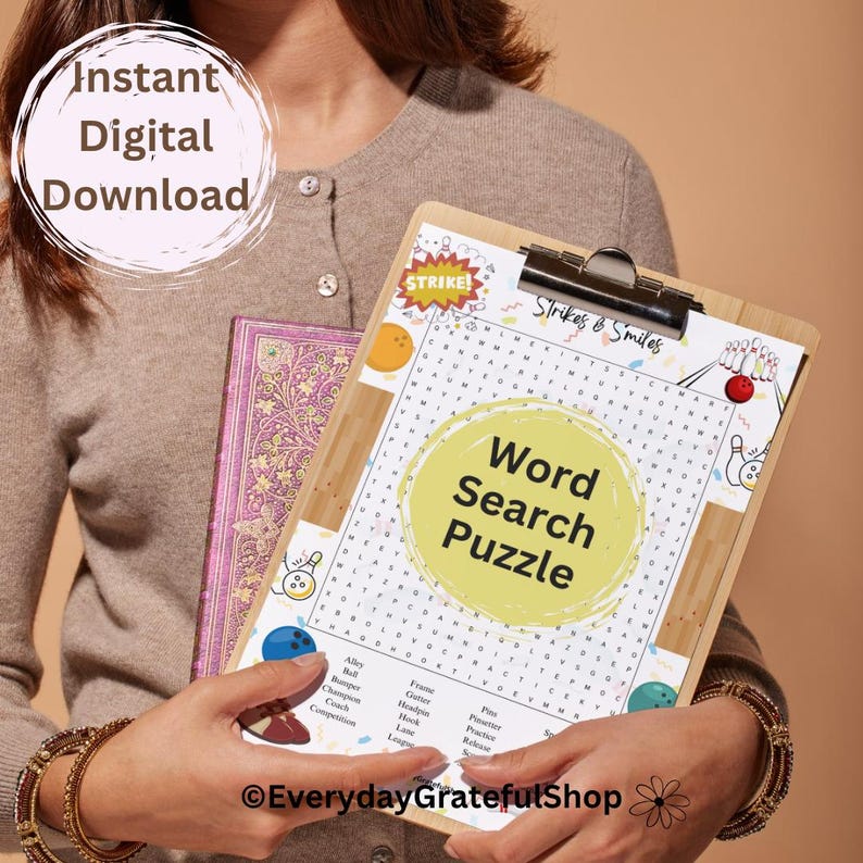 Strength in Pink Word Search Puzzle: Breast Cancer Activity (PDF ...