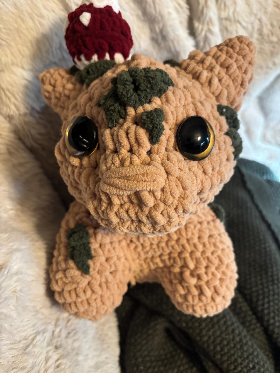 Pokemon Inspired Crochet Shroom-a-saur - Etsy