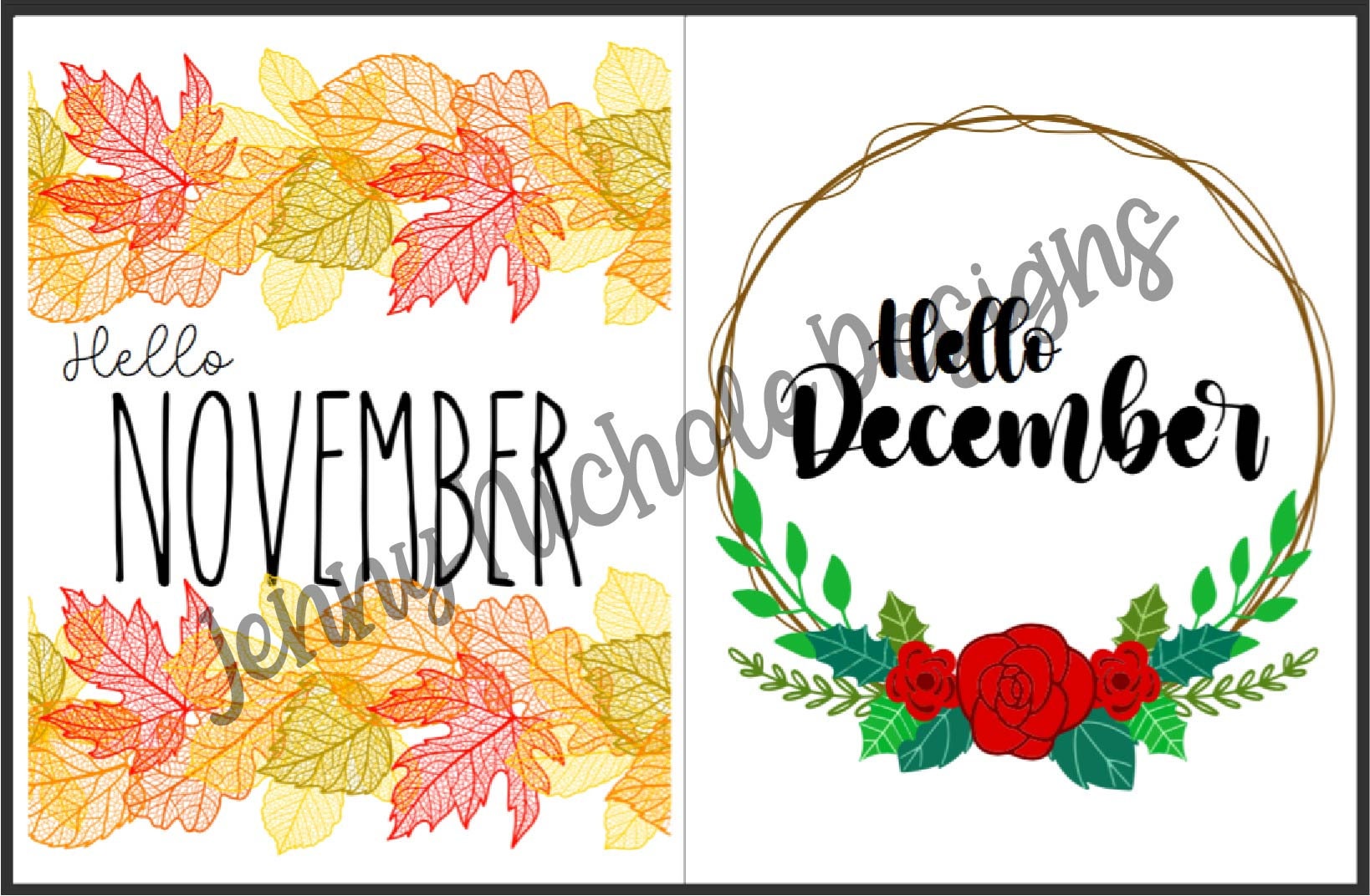 PRINTABLE Bullet Journal Planner: BUJO Monthly Covers, Intro to Month ...