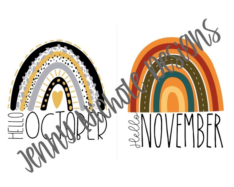 PRINTABLE Planner: BUJO Monthly Covers, Boho Rainbow, Intro to Month ...