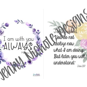 PRINTABLE Planner: Bible Scripture/verse Poster Pack FULL SET packs 1-3 ...