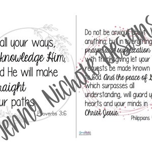 PRINTABLE Planner: Bible Scripture/verse Poster Pack FULL SET packs 1-3 ...
