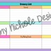 Digital Bullet Journal: Grocery List/meal Plan/task List/habit, Clean ...