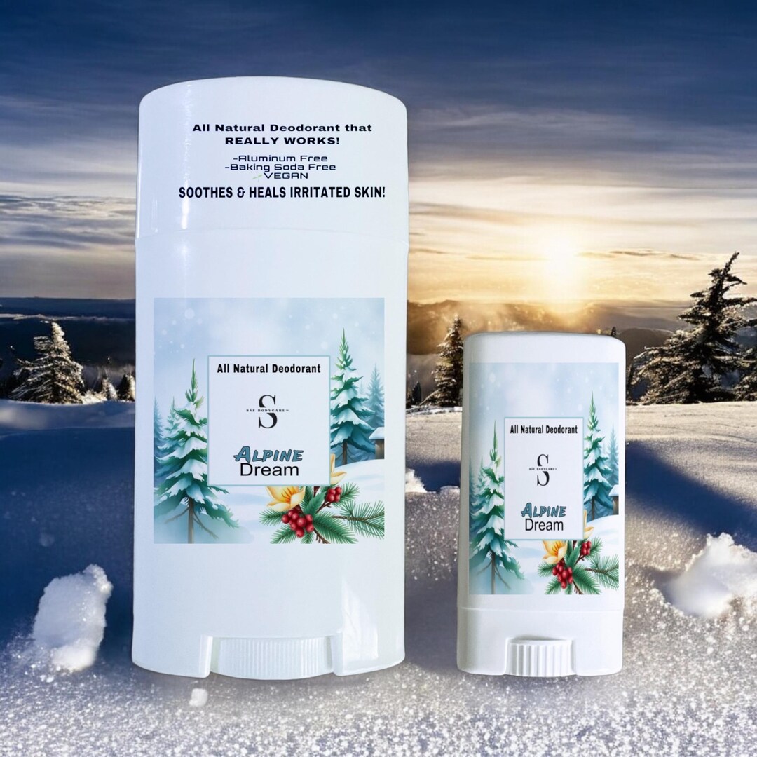 Alpine Dream Natural Deodorant /body Odor Control/magnesium/aluminum ...