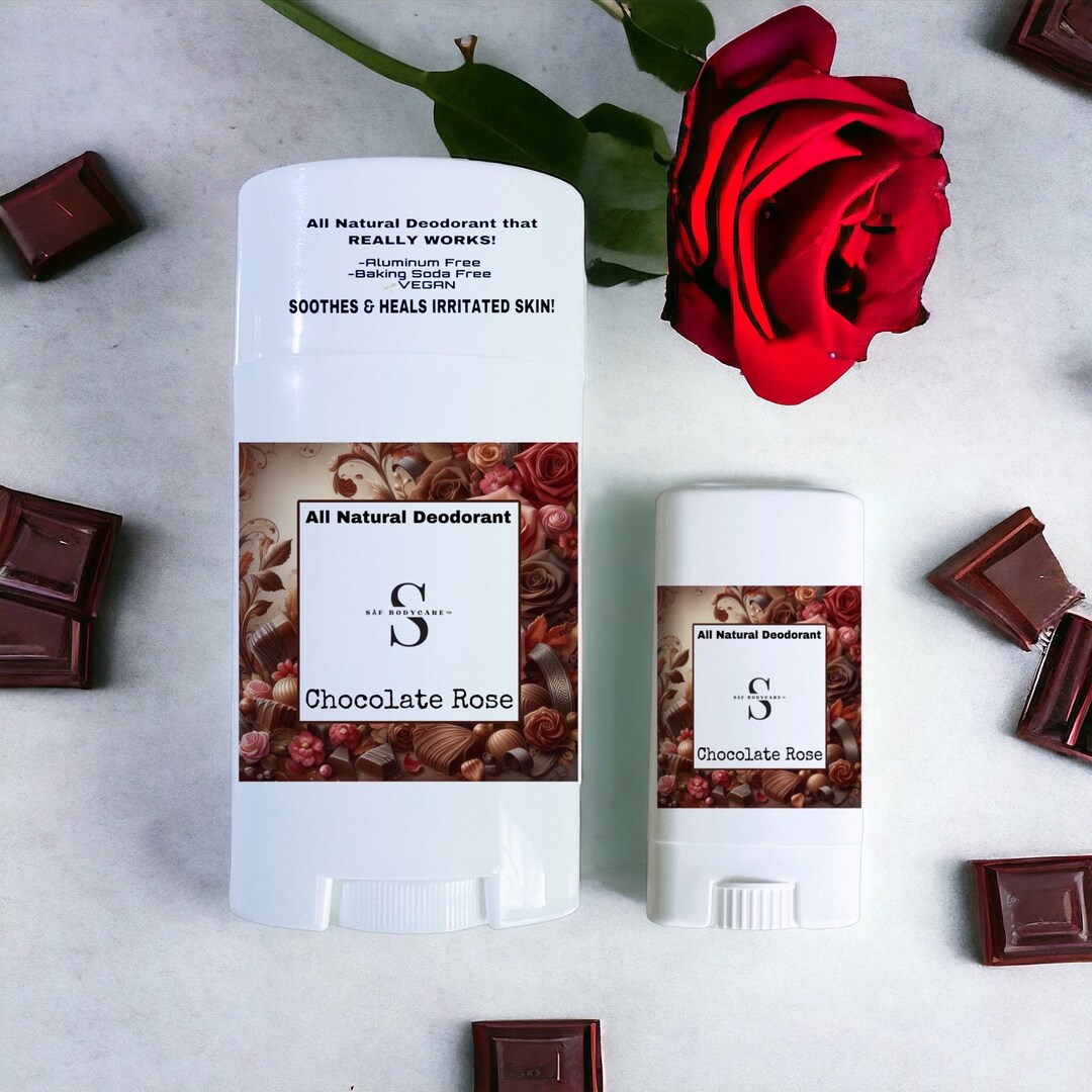 Chocolate Rose Natural Deodorant, Vegan & Aluminum-free - Etsy